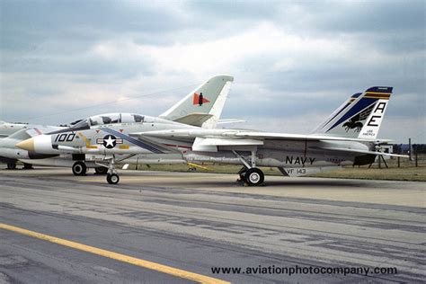 The Aviation Photo Company F 14 Tomcat Grumman US Navy VF 143 Grumman F 14A Tomcat 159434