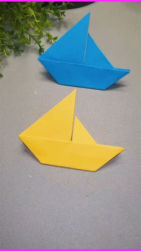 Origami Sailboat How To Make Paper Boat Easy Origami Boat Artofit