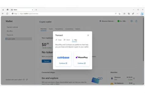 Microsoft Testing Native Crypto Wallet In Edge Browser Ledger