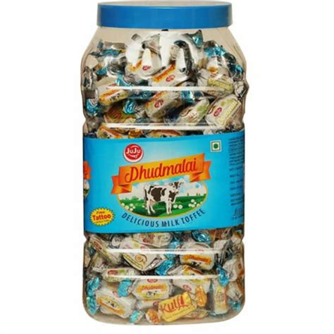 Juju Dudh Malai Delicious Toffee Packaging Type Plastic Jar At ₹ 190