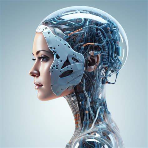 Premium Photo Artificial Intelligence Abstract Cyborg Android Woman Not Based On Any Real Person