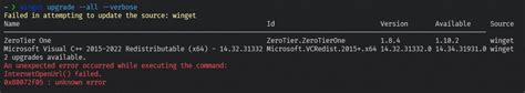Microsoft WinGet Package Manager Failing From Expired SSL Certificate
