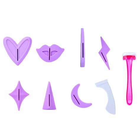 Template Razor Trimming Men Women Private Parts Hair Styling Shaving Mold Trimming Razor Sexy