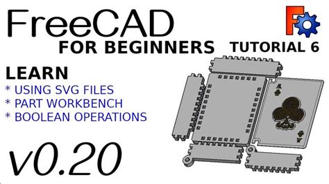 FreeCAD For Beginners Using SVG In Part Workbench
