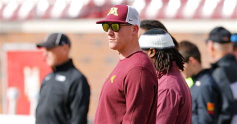Minnesota Football Everything Oc Greg Harbaugh Said Prior To 24 Illinois