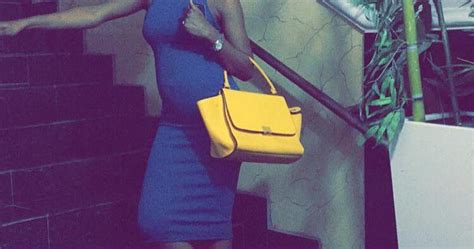 Natalie Koah Pictured Rocking A Sexy Blue Givenchy Dress That Show Off