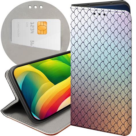 ETUI Z KLAPKĄ DO SAMSUNG GALAXY A05 WZORY OMBRE GRADIENT KOLORY FUTERAŁ Samsung Electronics