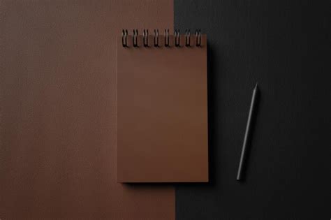 Luxirious Empty Notebbok Elegant Mokup Premium Ai Generated Image