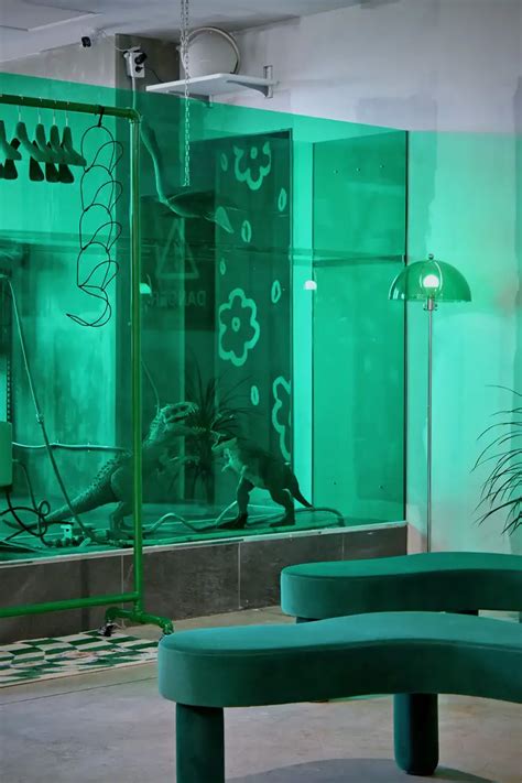 초록색 포인트 모던 인더스트리얼 25평 미용실 인테리어 화성 오산동