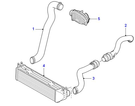 Land Rover Parts Intercooler Hoses Range Rover Sport 27 Tdv6 Diesel