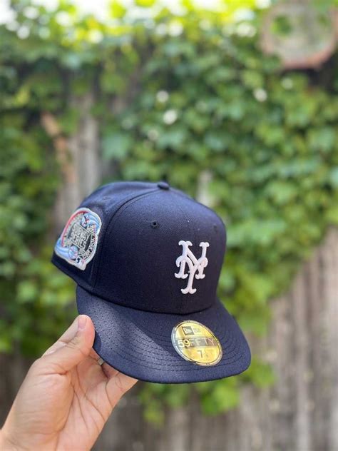 Hat Club Hatclub Og Navy Icy Ny Mets 7 18 Gem