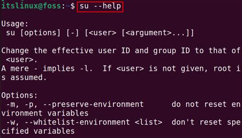 Su Command In Linux Switch User Its Linux Foss