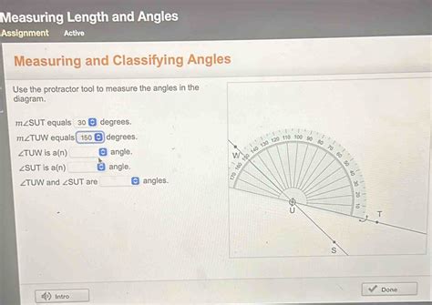 Solved Measuring Length And Angles Assignment Active Measuring And