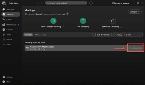排除Webex Desktop错误 Meeting Not Scheduled 创建失败 Cisco