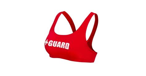 Lifeguard Swimsuit Wide Strap Top With Cups