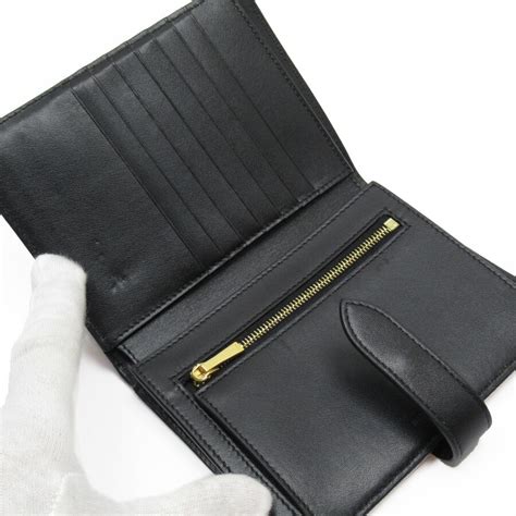 【楽天市場】セリーヌ Celine 二つ折り財布 マルチファンクション レザー ブラウン×ブラック レディース 送料無料【中古