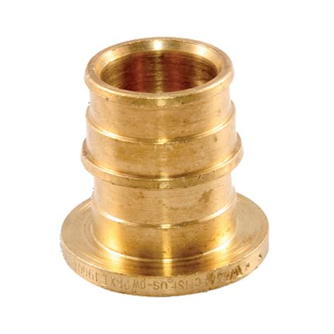 12 Pex Brass Insert Plug Crimp Style