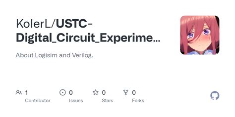 Github Kolerl Ustc Digital Circuit Experiment About Logisim And Verilog