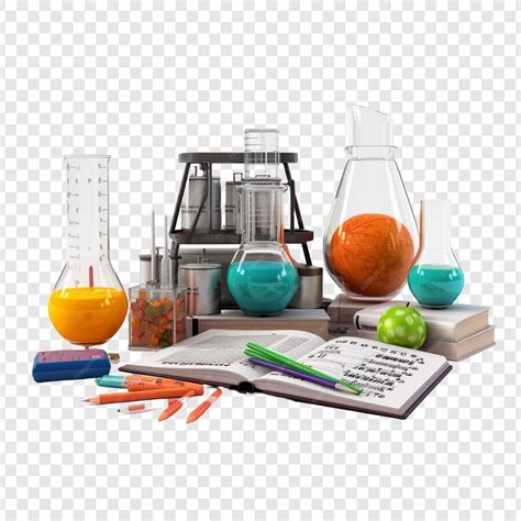 Концепция школы науки и образования изолирована на прозрачном фоне