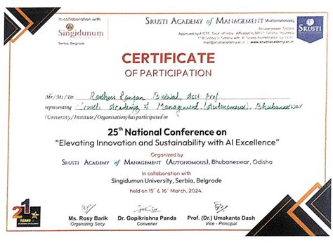 Rashmi Ranjan Biswal On Linkedin I Am Pleased To Share That I