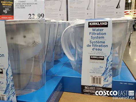 1304047 Kirkland Signature Water Filtration Pitcher 5 00 Instant