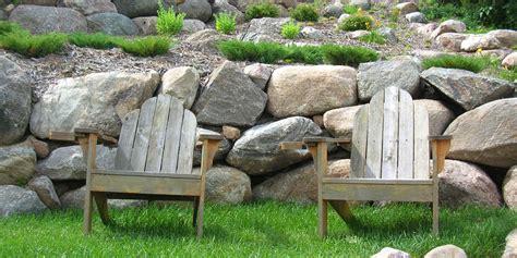 Boulder Retaining Wall With Concrete
