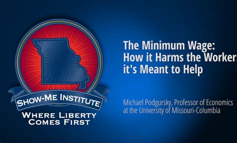 The Minimum Wage How It Harms The Workers It S Meant To Help