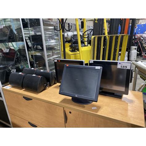 2 Squirrel Thin Line Touch Screen Point Of Sales Systems Elo Display Screen And 4 Paradigm Speakers