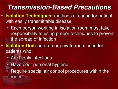 Transmission Based Precautions Vs Standard Precautions At Ryan