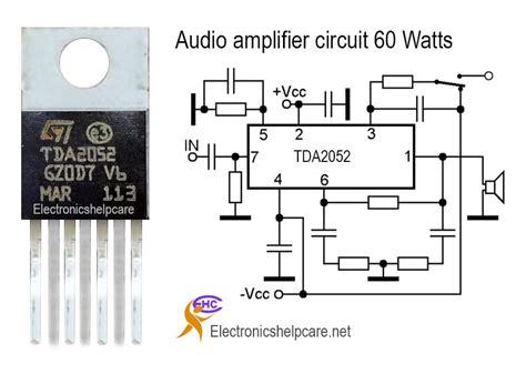 Audio Amplifier Circuit 60 Watts Electronics Help Care