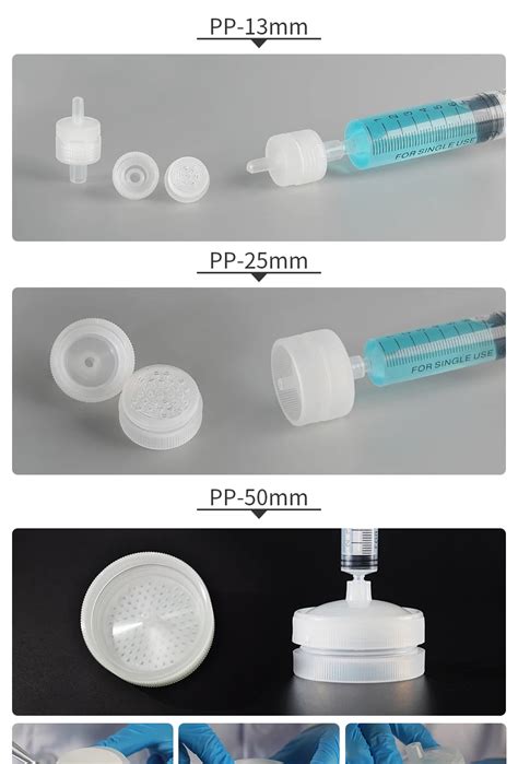 Reusable Lab Use Male Luer Slip Tip Female Luer Lock 13 25 50mm Plastic