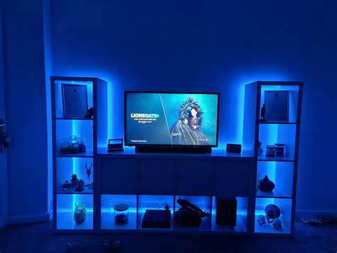 Ikea Kallax Tv Setup Total Cost £220 Rikeahacks