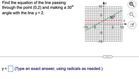 Solved Find The Equation Of The Line Passing Through The
