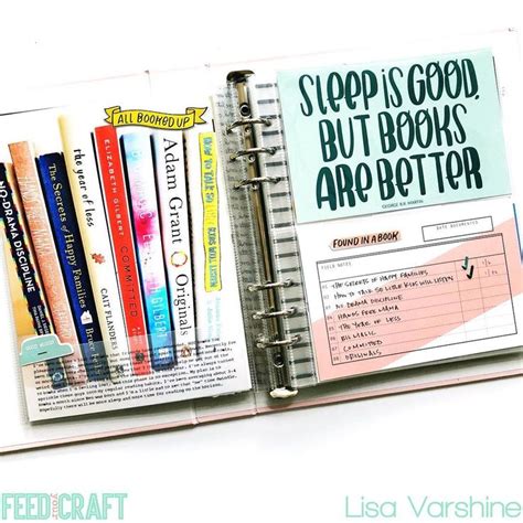 6x8 One Little Word Album By Lisa Varshine Mark Your Place Kit