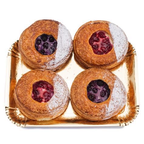 Assorted Danish Pack Of 4 Brunetti Oro
