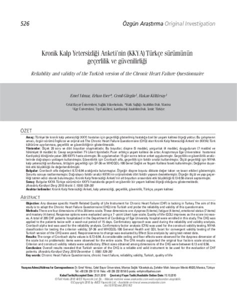Pdf Reliability And Validity Of The Turkish Version Of The Social Adapta On Self Evalua On