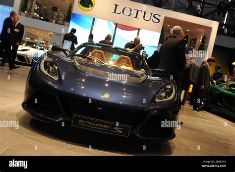 Lotus Exige S Roadster On Display At The Nd International Motor Show And Accessories Of Geneva