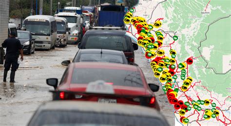Lluvias y Huaicos en Perú Estas son las carreteras bloqueadas en Lima