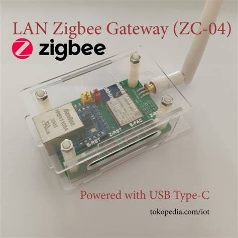Jual Lan Zigbee Gateway Coordinator Cc2652p Usb C Powered Zigbee2mqtt