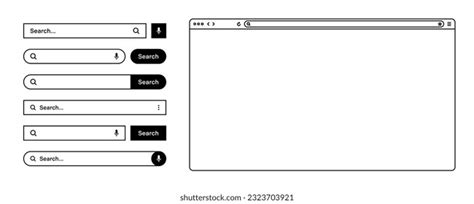 Blank Web Browser Internet Page Window Stock Vector Royalty Free Shutterstock