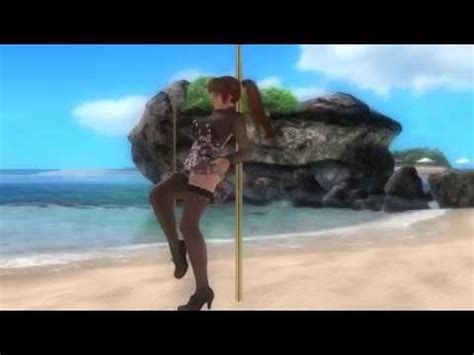 Upskirt Dead Or Alive Sexy Pole Dance Kasumi Youtube