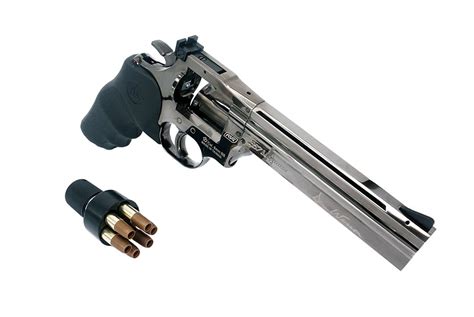 Asg Dan Wesson 715 6 Inch Revolver Steel Gray High Power Co2 Airsoft