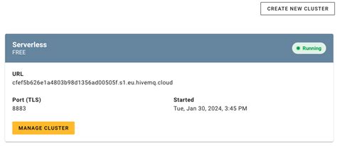 Getting Started With Hivemq Cloud Hivemq Documentation