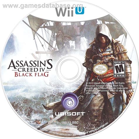 Assassins Creed Iv Black Flag Nintendo Wii U Artwork Disc