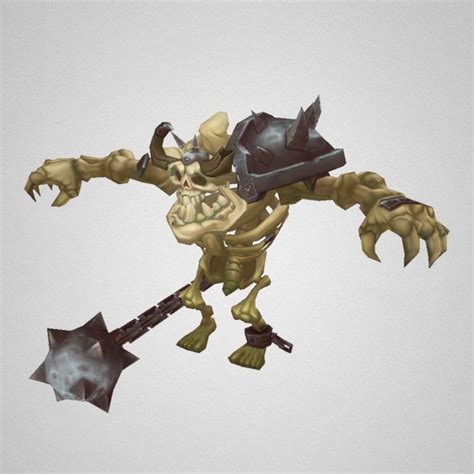 Low Poly Skeleton Grunt By Bitgem 3docean