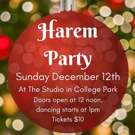 Christmas Harem Party 2021 Belly Dance Arabesque