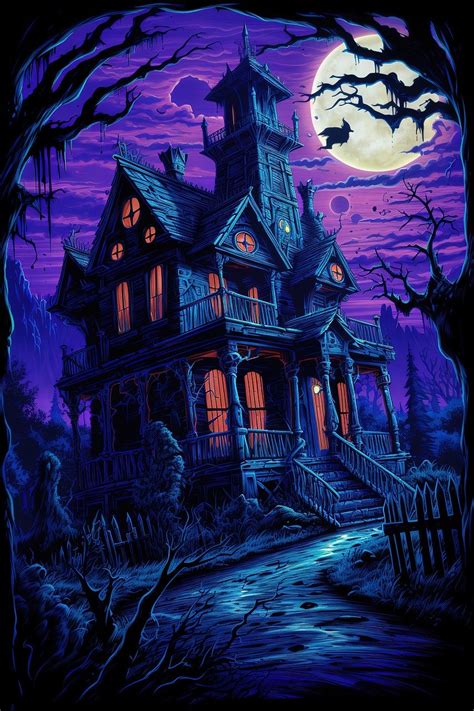 Download Ai Generated Haunted House Royalty Free Stock Illustration