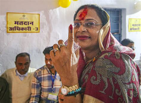 In Pics Voting For Mp Assembly Polls