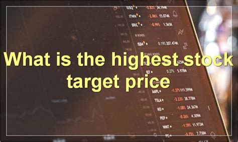 Average Highest And Lowest Stock Target Prices MoneyReadme Com