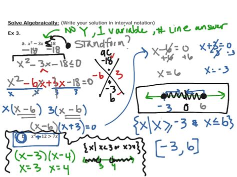 Showme Solving Quadratic Inequalities